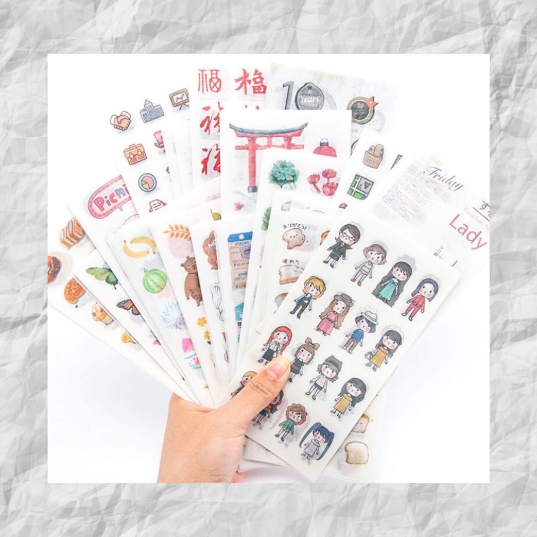 Students Sticker Set, Books & Stationery, Stationery on Carousell