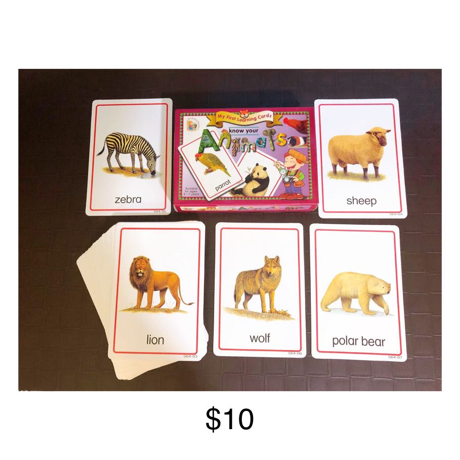 My-First-Learning-Cards - “Know Your Animals” flashcards, Everything ...