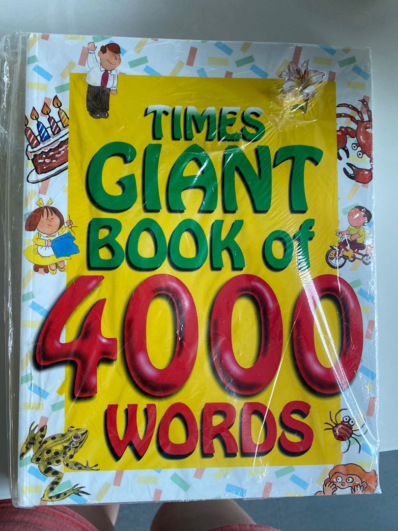 Times Giant Book of 4000 Words, 興趣及遊戲, 書本 & 文具, 小朋友書 - Carousell