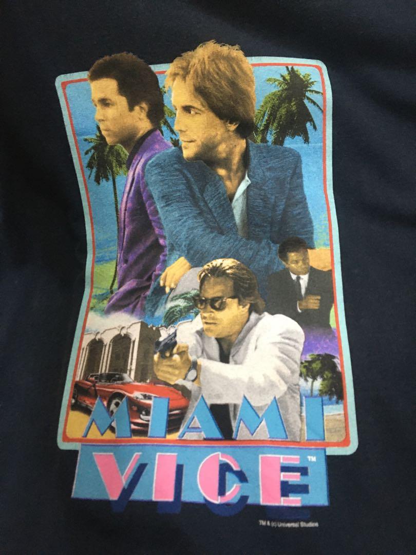 Vintage Miami Vice Tee, Men's Fashion, Tops & Sets, Tshirts & Polo ...
