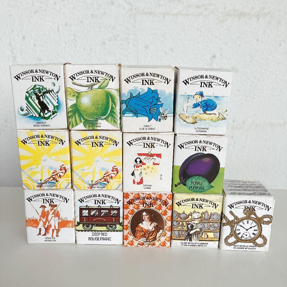 Windsor and Newton color liquid ink, Design & Craft, Craft Supplies ...