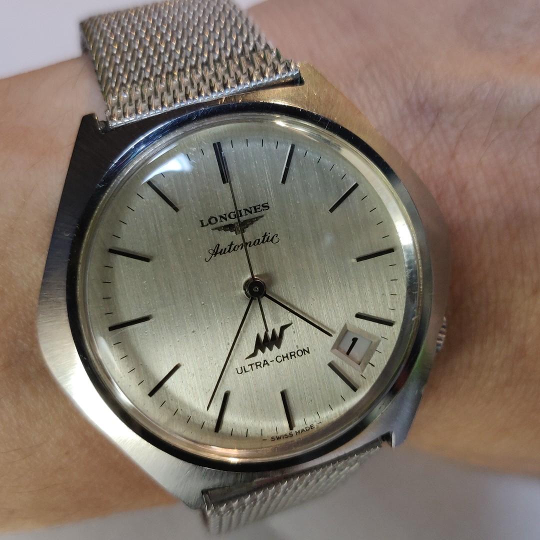 40mm Longines Ultra Chron Hi-beat 36000 浪琴 高頻 自動機械錶, 名牌, 手錶 - Carousell
