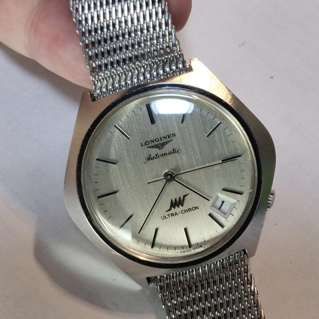 40mm Longines Ultra Chron Hi-beat 36000 浪琴 高頻 自動機械錶, 名牌, 手錶 - Carousell