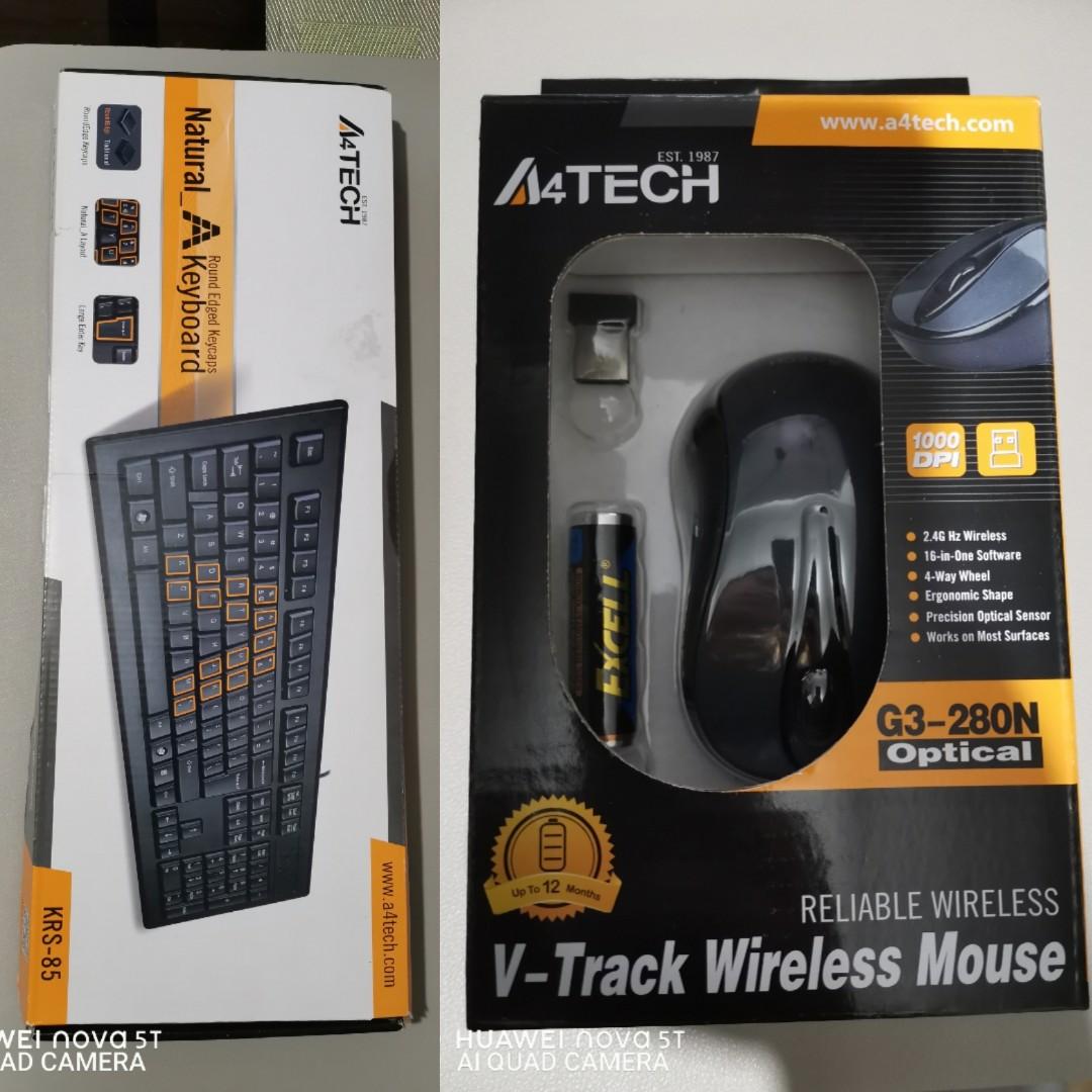 A4 TECH MOUSE & KEYBOARD BUNDLE, Computers & Tech, Parts & Accessories, Computer Keyboard on ...