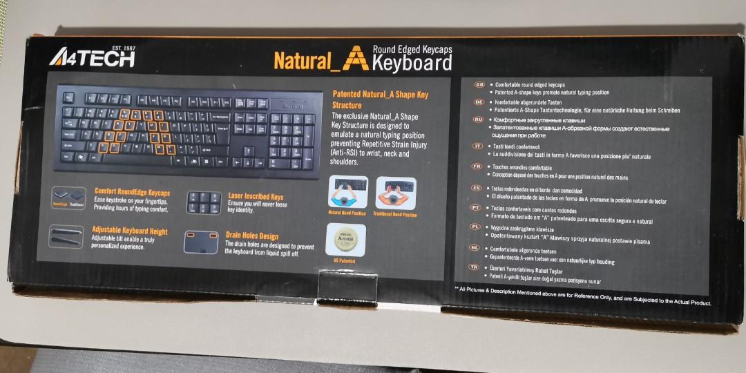 A4 TECH MOUSE & KEYBOARD BUNDLE, Computers & Tech, Parts & Accessories, Computer Keyboard on ...