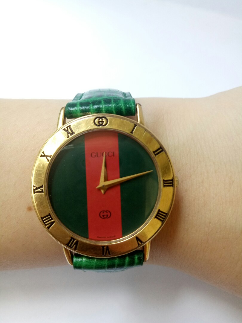 Auth Gucci 3000M Unisex Watch, Women's Fashion, Watches & Accessories ...