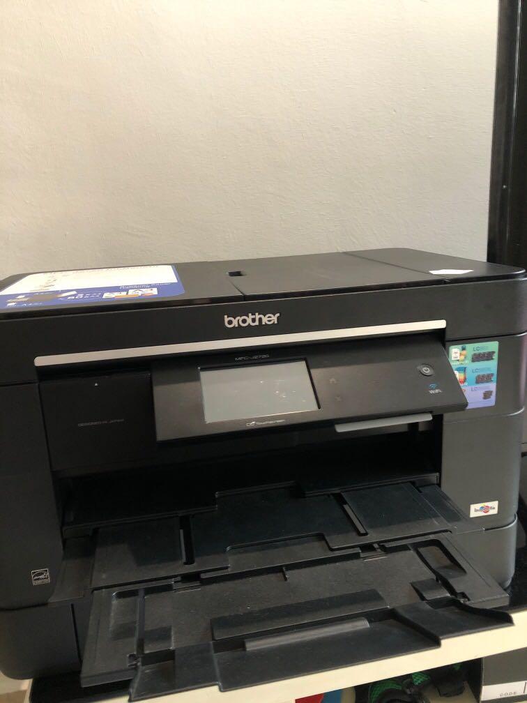 Brother printer MFC-J2720 inkjet printer A4 and A3, Computers & Tech, Printers, Scanners ...
