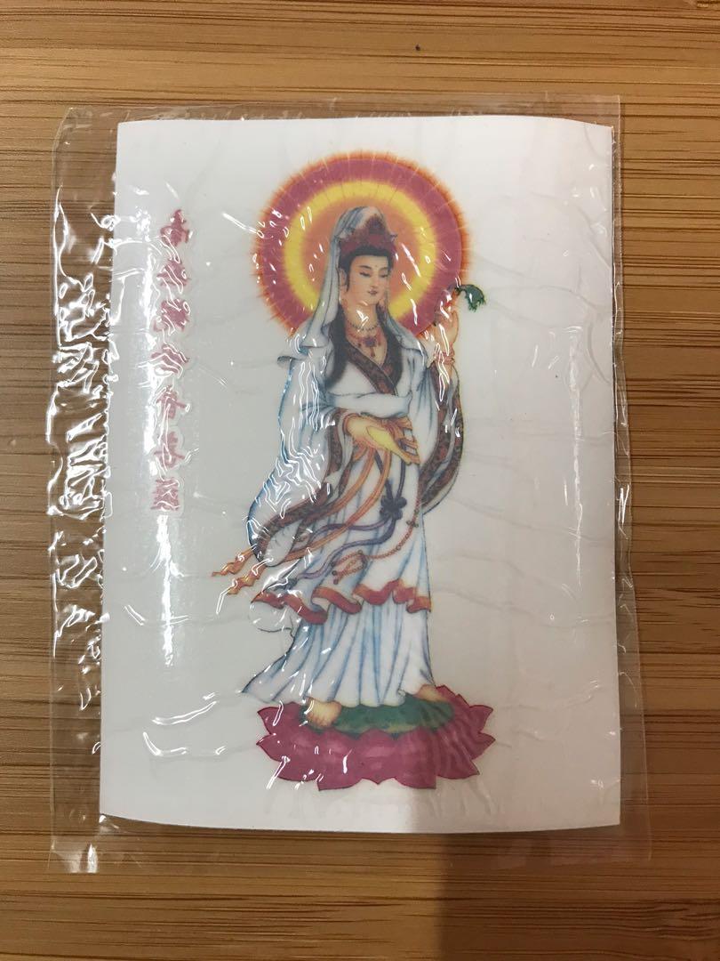 Buddha Amitabha Amituofo Guan Yin Goddess of mercy car decals stickers ...