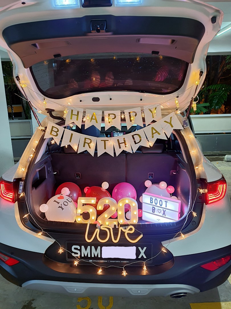 Car Boot Surprise for Birthday, Proposal, Valentine's day, Anniversary ...