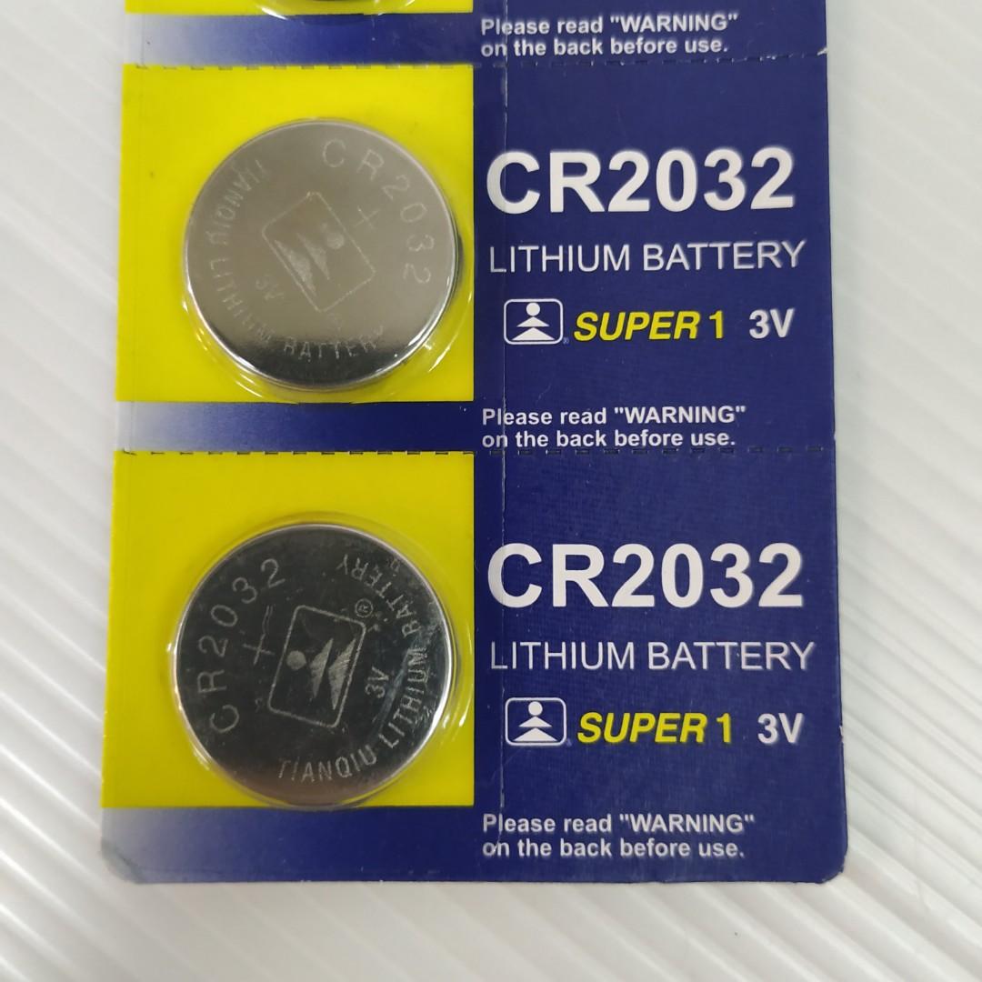 CR2032 Lithium Battery 3V for alarm remote control, Auto Accessories on ...