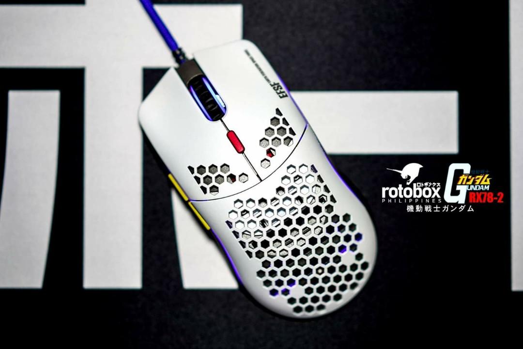 Custom Glorious Model O Mouse- Gundam RX 78 Theme, Video Gaming, Gaming ...