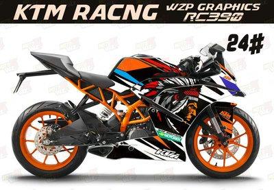 Customizable 3M KTM RC125 RC200 RC250 RC390 125 200 250 390 decal ...
