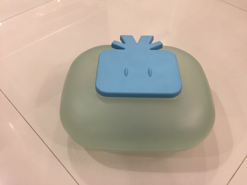 Cute Blue Box Container Box, Home Appliances, Kitchenware on Carousell