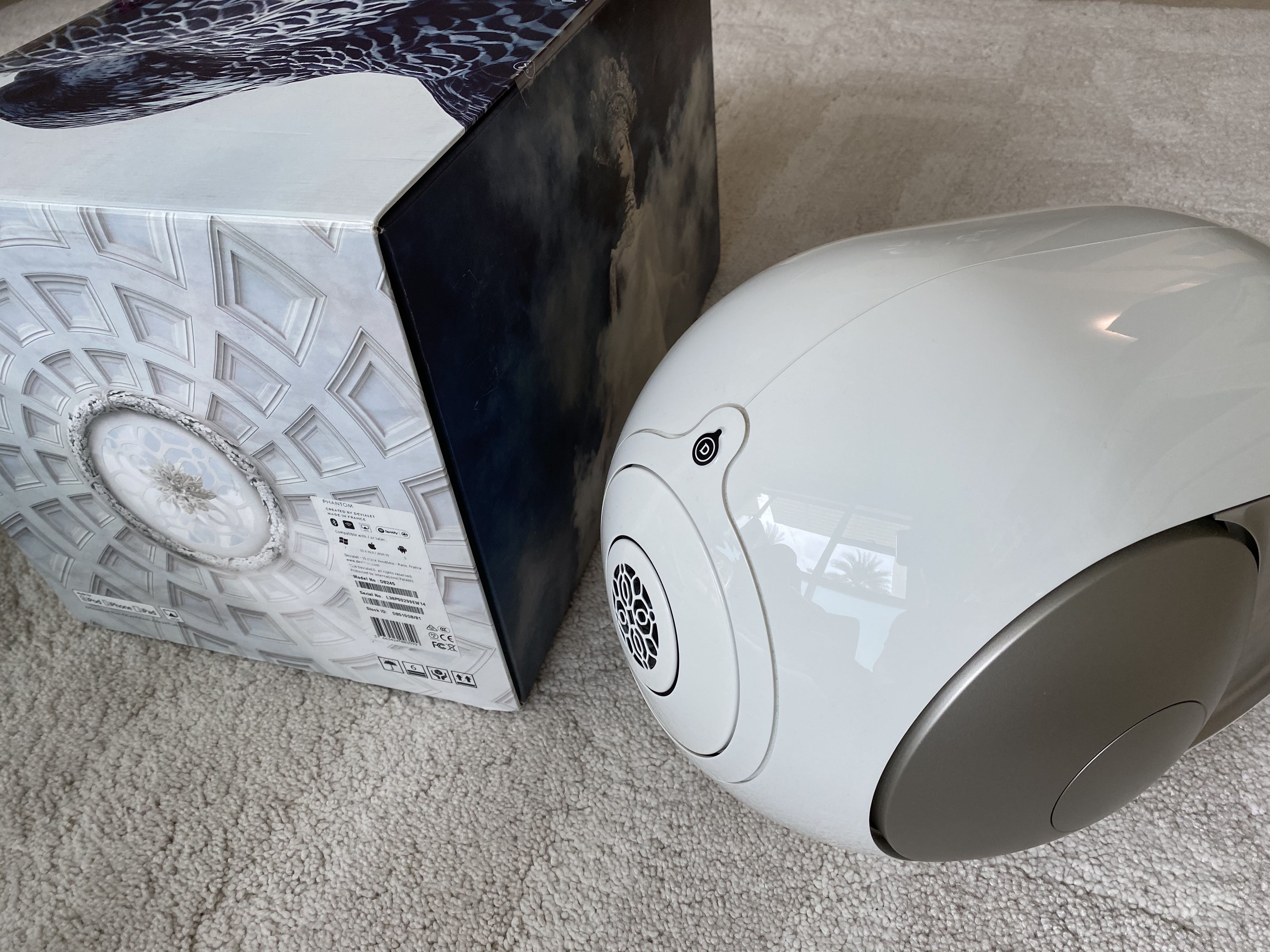 Devialet Phantom Silver 3000 watts, Audio, Other Audio Equipment on ...