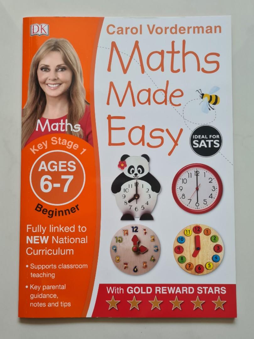DK Maths Made Easy Ages 6-7 Key Stage 1 Beginner, Books & Stationery ...