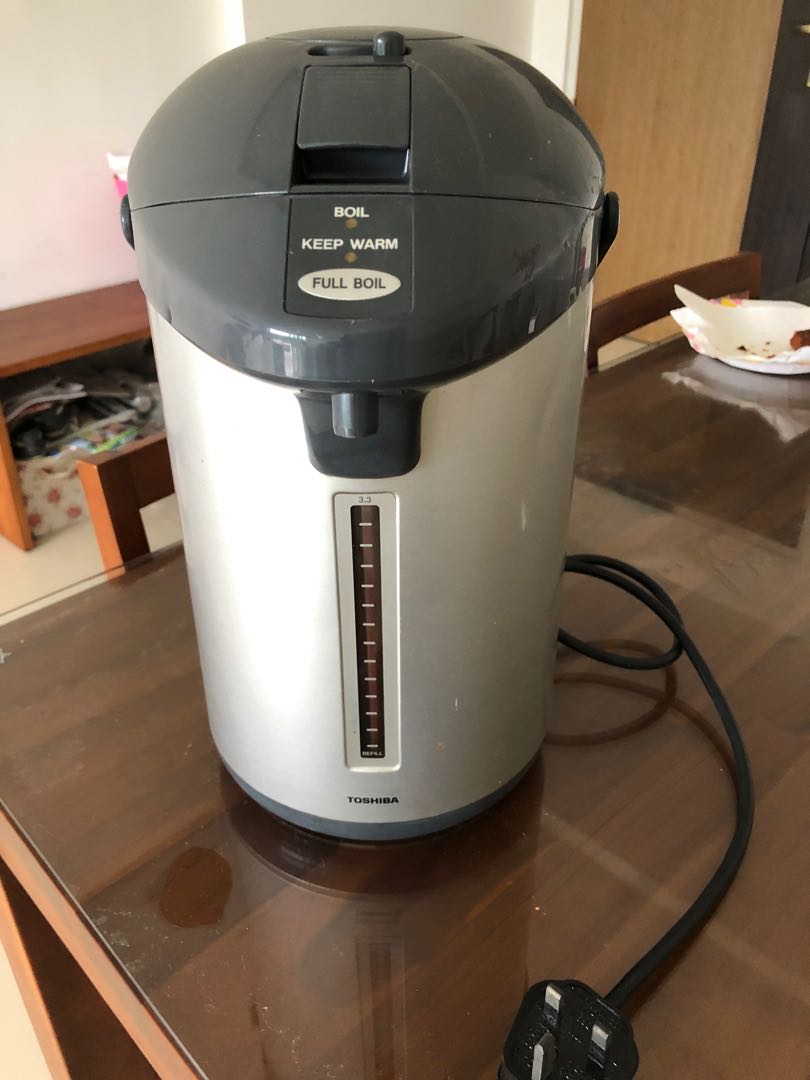 Electric Thermo Pot 3.3L, TV & Home Appliances, Kitchen Appliances ...