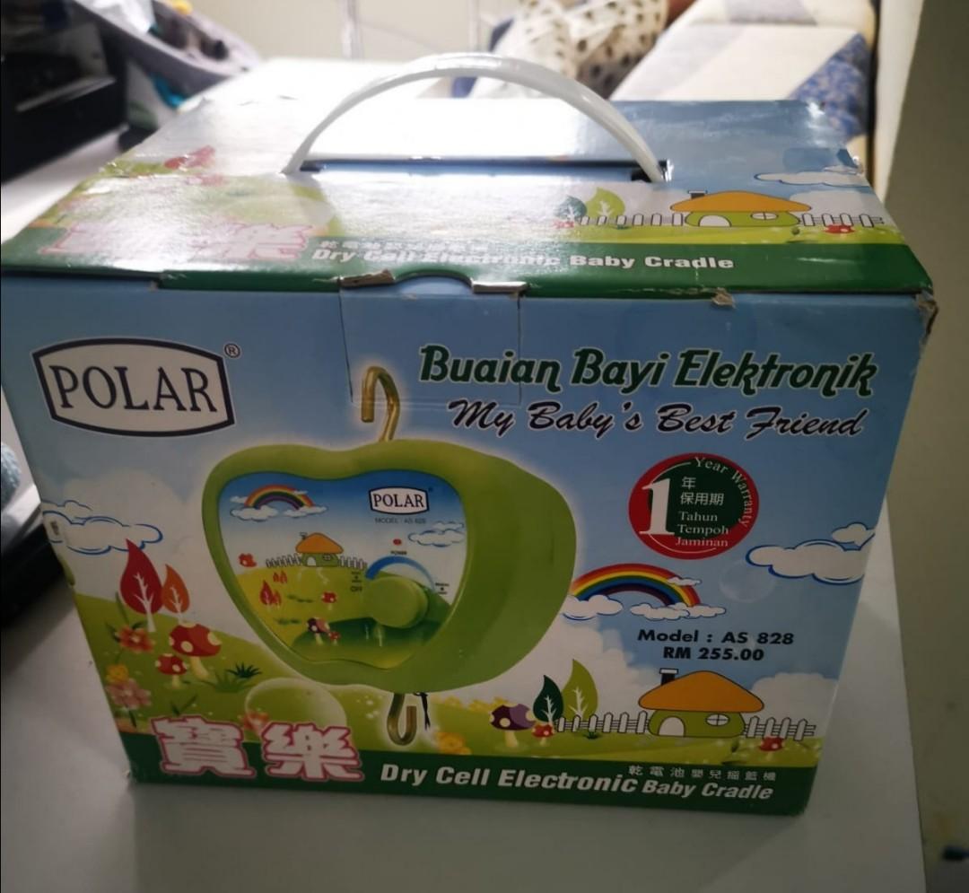 Electronic baby cradle/ spring cot, Babies & Kids, Cots & Cribs on ...