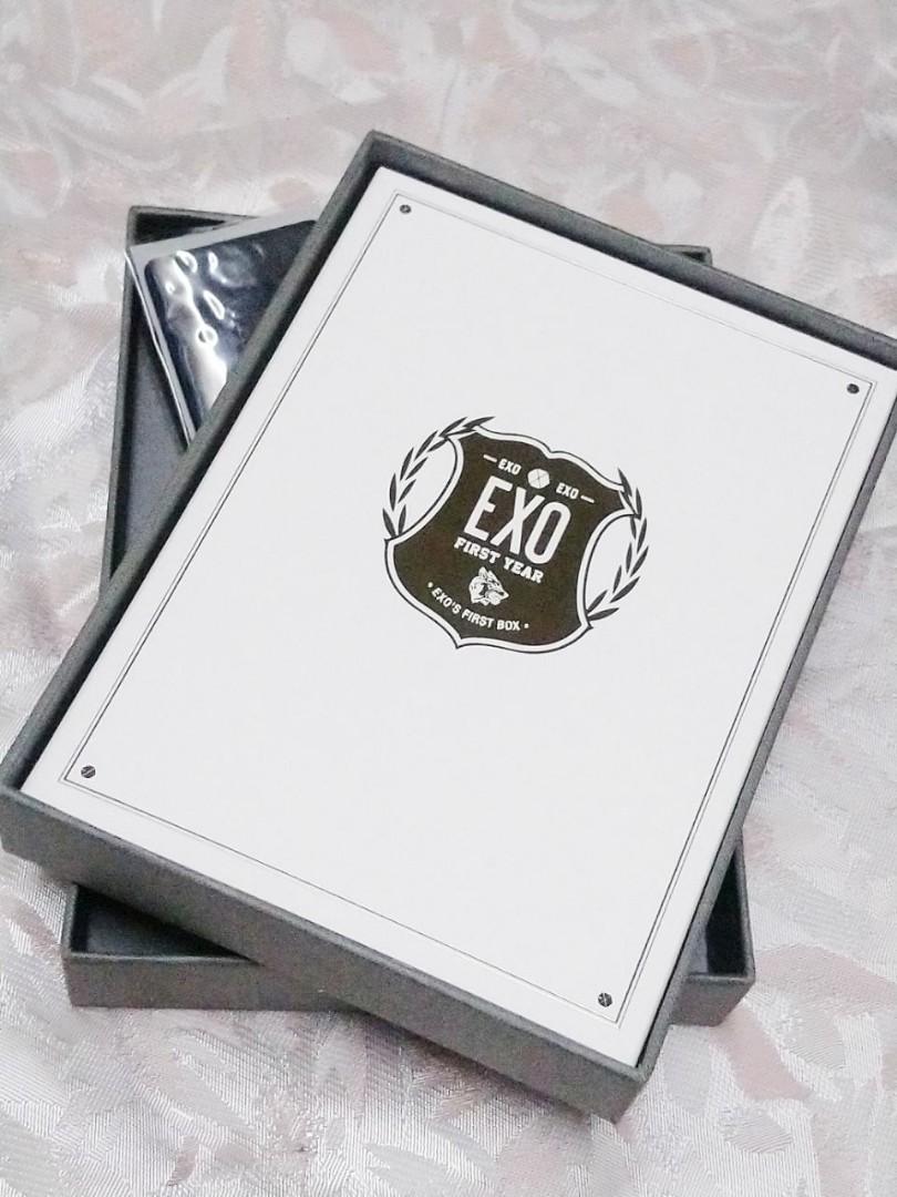 EXO's First Box, Hobbies & Toys, Memorabilia & Collectibles, K-Wave on ...