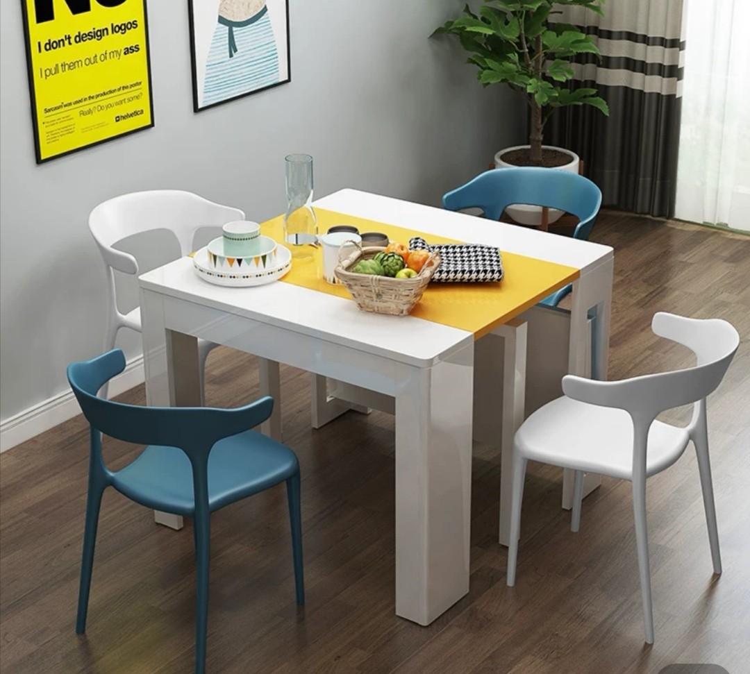 fodable and extendable Dining Table, Furniture & Home Living, Furniture ...