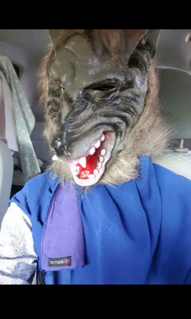 *FREE POST to West Malaysia only / Ready Stock* Latex Rubber Wolf Mask ...