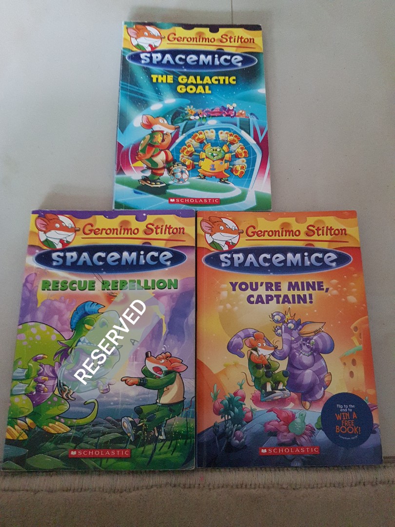Geronimo Stilton- Spacemice series, Books & Stationery, Children's ...