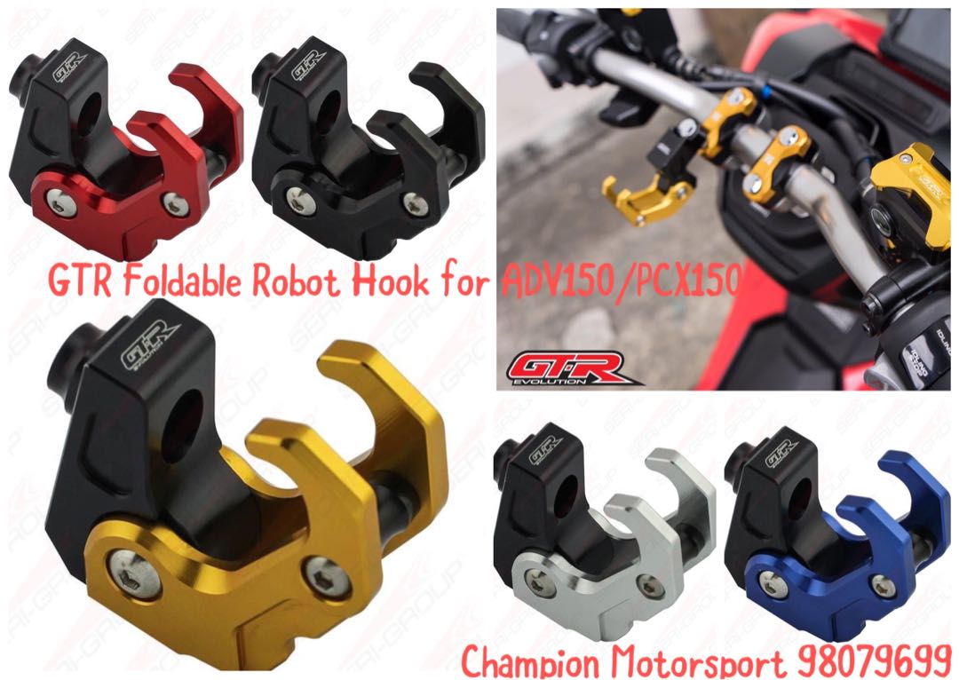 GTR Foldable Robot Hook for Honda ADV150/PCX150, Motorcycles ...