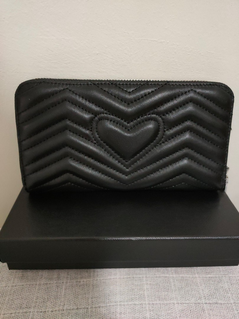 CFOB Heart shape long wallet, Women's Fashion, Bags & Wallets, Wallets ...