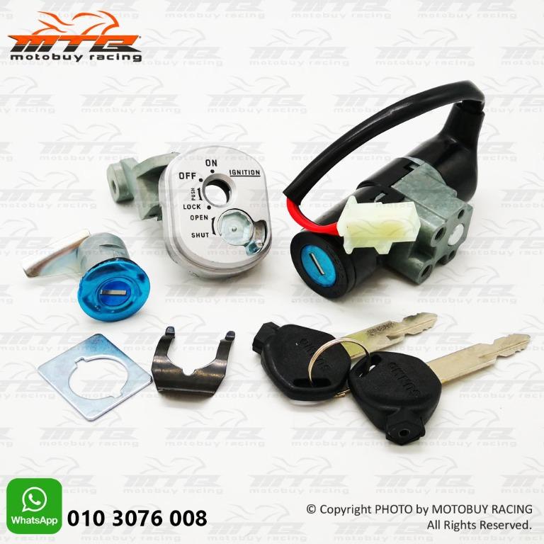 HONDA WAVE 125X MAIN LOCK SWITCH SET, Auto Accessories on Carousell