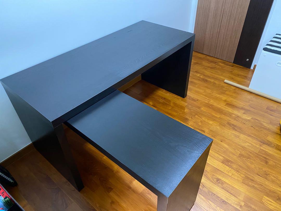 Ikea Desk MALM, Furniture & Home Living, Furniture, Tables & Sets on ...