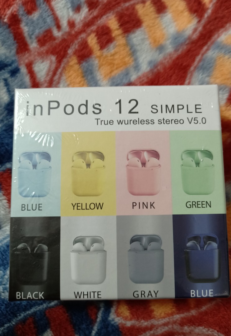 BLACK SEALED INPODS 12 SIMPLE, Audio, Earphones on Carousell