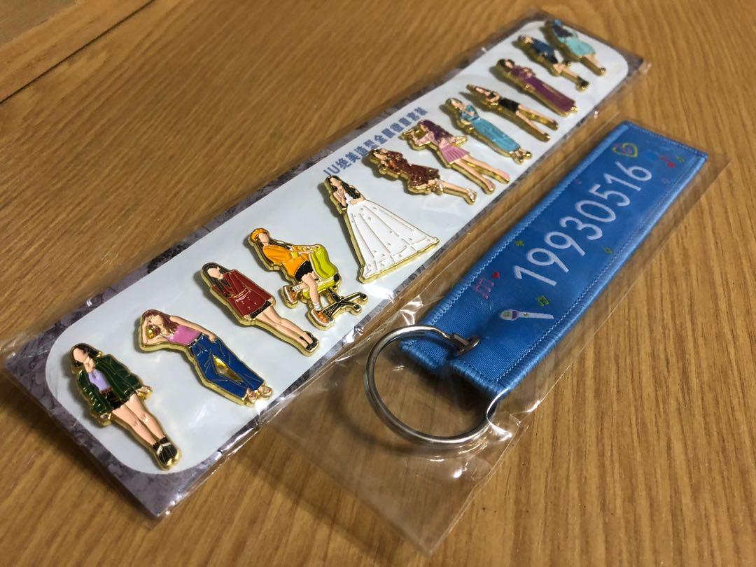 IU china fan made Pin set (comes together with the birthday label ...