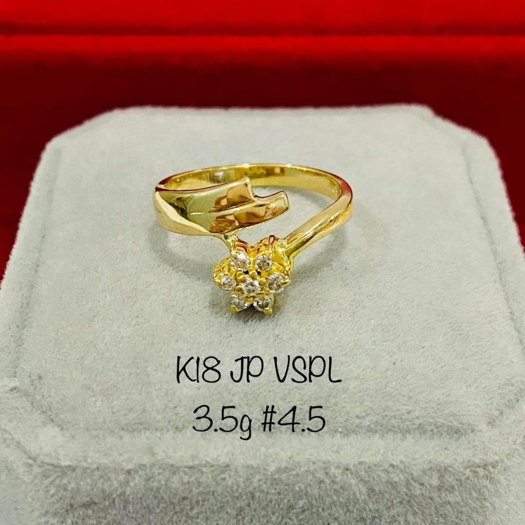 K18 Japan Gold Ring SPL, VSPL, VVSPL & VVVSPL, Women's Fashion, Jewelry ...