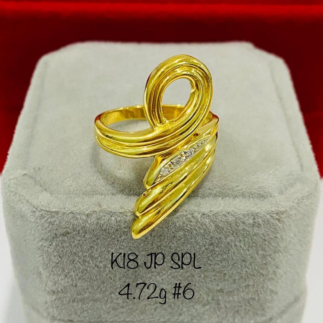 K18 Japan Gold Ring SPL, VSPL, VVSPL & VVVSPL, Women's Fashion, Jewelry ...
