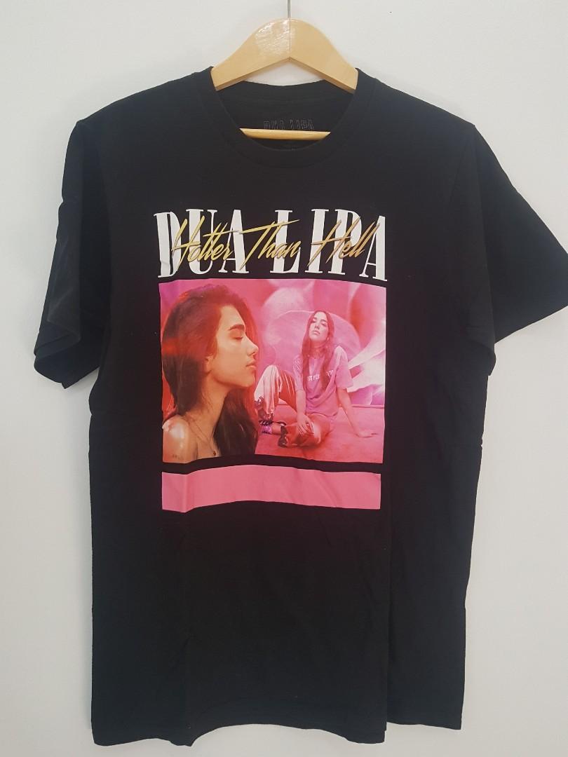 DUA LIPA Official Merchandise tshirt, Fesyen Wanita, Pakaian Wanita ...