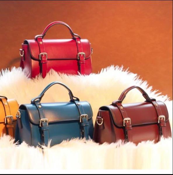 Korean Two Ways Handbag - College Style, Women's Fashion, Bags ...