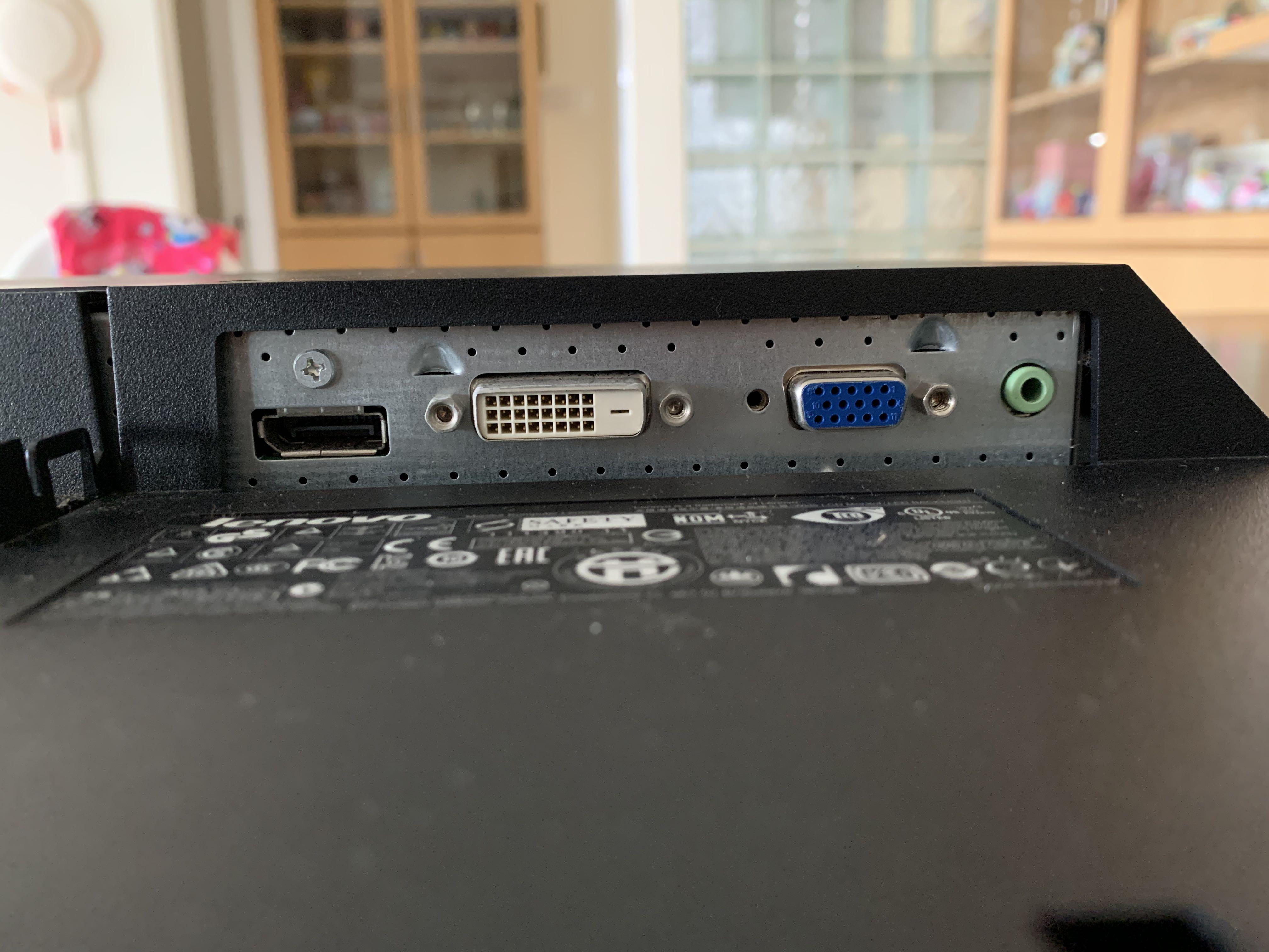 Lenovo monitor (without stand), Computers & Tech, Parts & Accessories ...