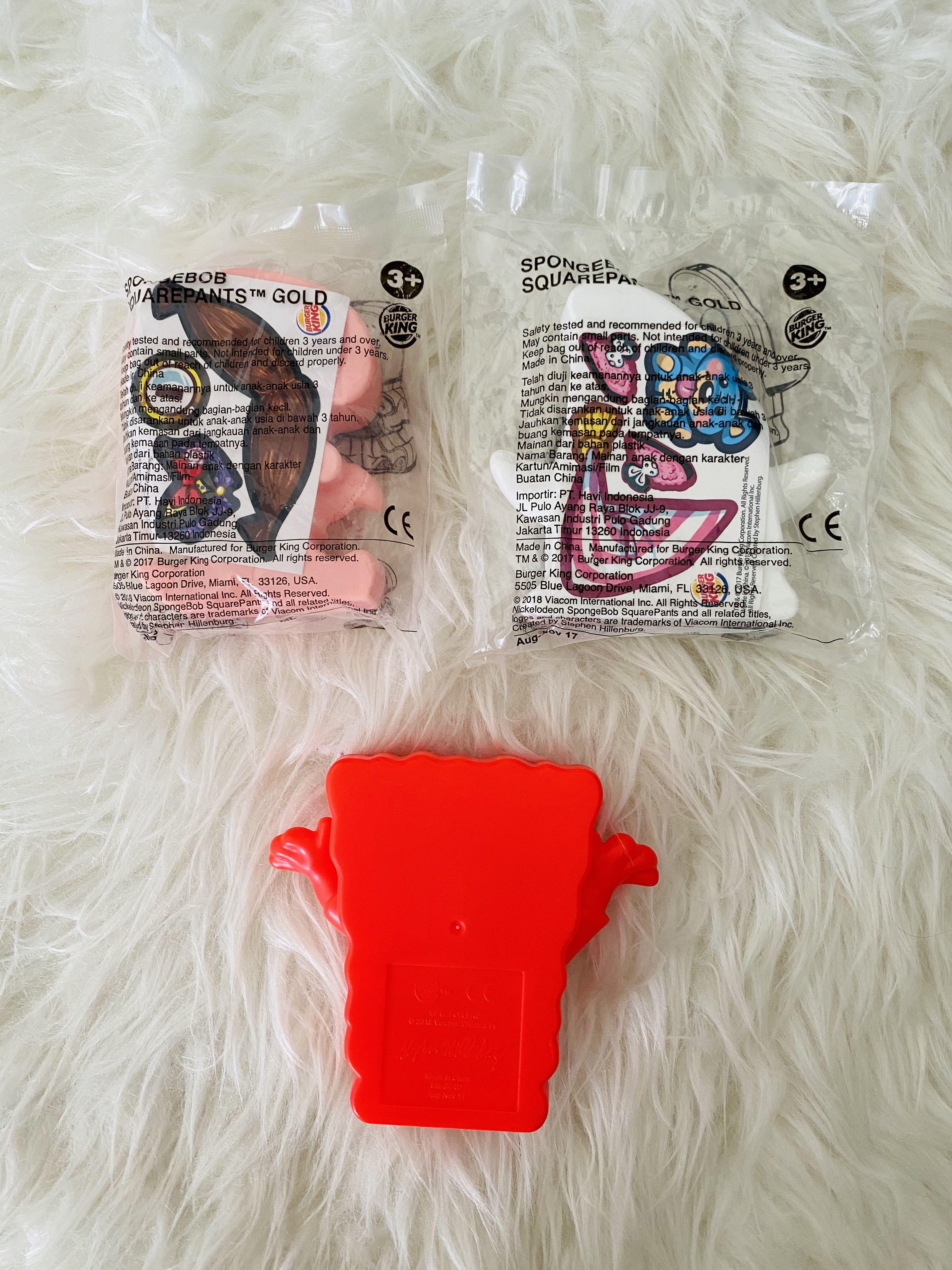 Mainan happy meal spongebob, Toys & Collectibles, Mainan di Carousell