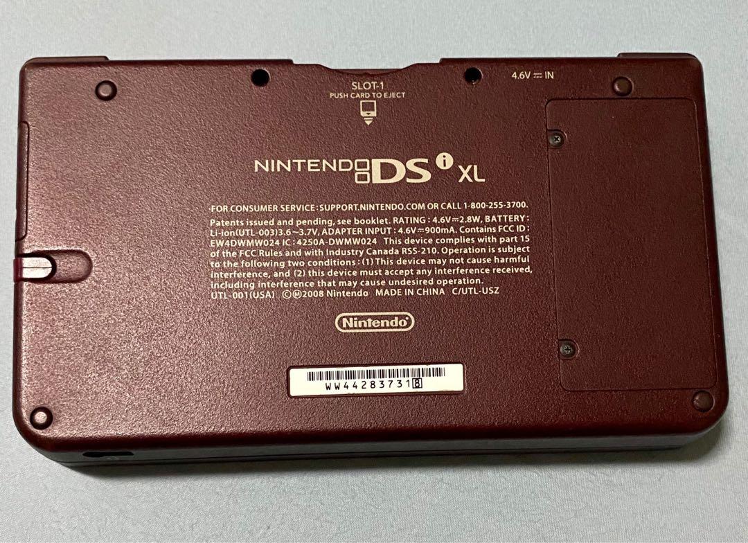 Maroon Nintendo DSi XL, Video Gaming, Video Game Consoles, Nintendo on Carousell