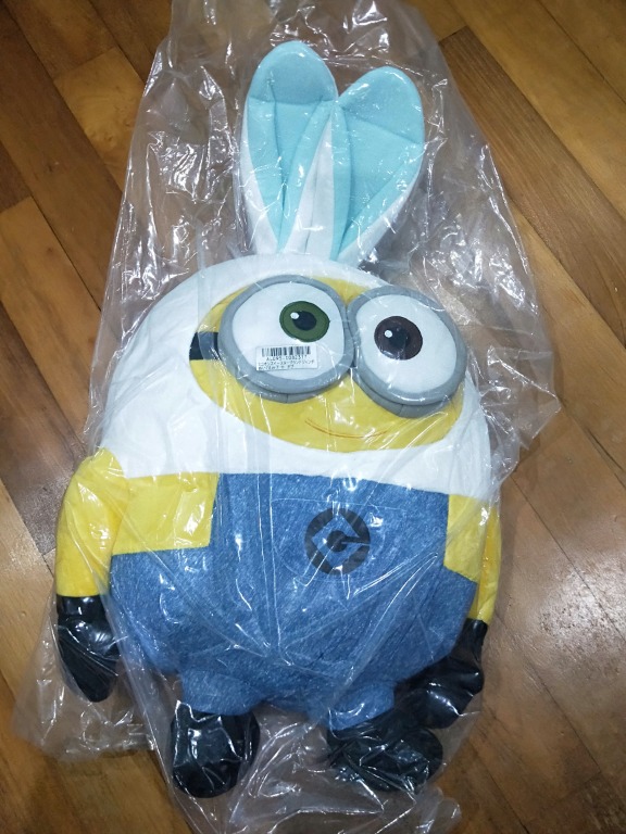 MINION: Wearing Rabbit ear Plushies, Hobbies & Toys, Toys & Games on ...