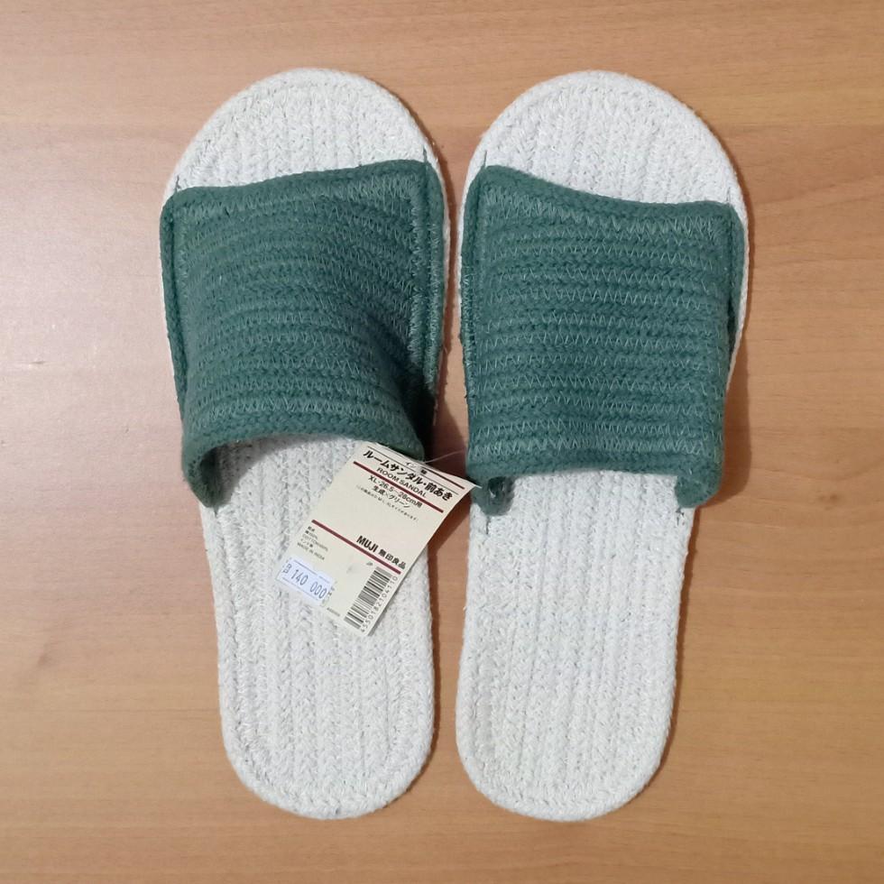 Muji Room Sandals, Fesyen Pria, Sepatu , Sandal di Carousell