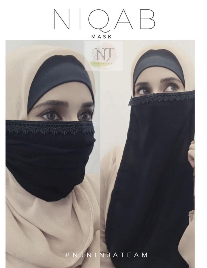 Niqab Mask, Women's Fashion, Muslimah Fashion, Hijabs on Carousell