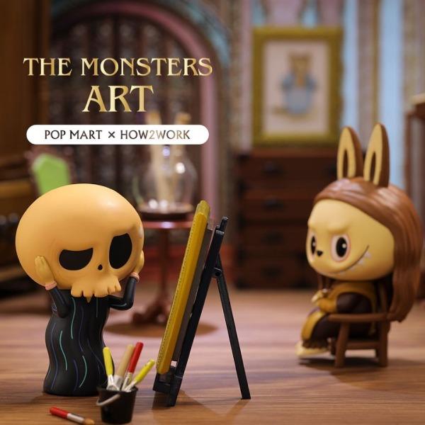 【新貨預訂】POP MART X HOW2WORK - LABUBU 精靈藝術系列迷你公仔擺設 Labubu (The Monster Art Series) BLIND BOX SERIES ...