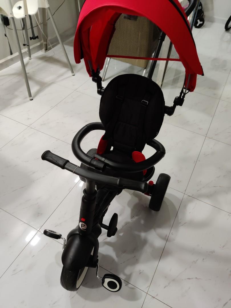 [Q Play] RITO 3 in 1 multi functions Easy Fold Children Tricycle. Push ...