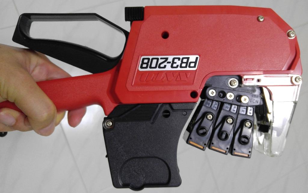★Sato★ Japan 3 Line Hand Labeller Gun PB3-208 PB-3 Labeler Price Tag ...