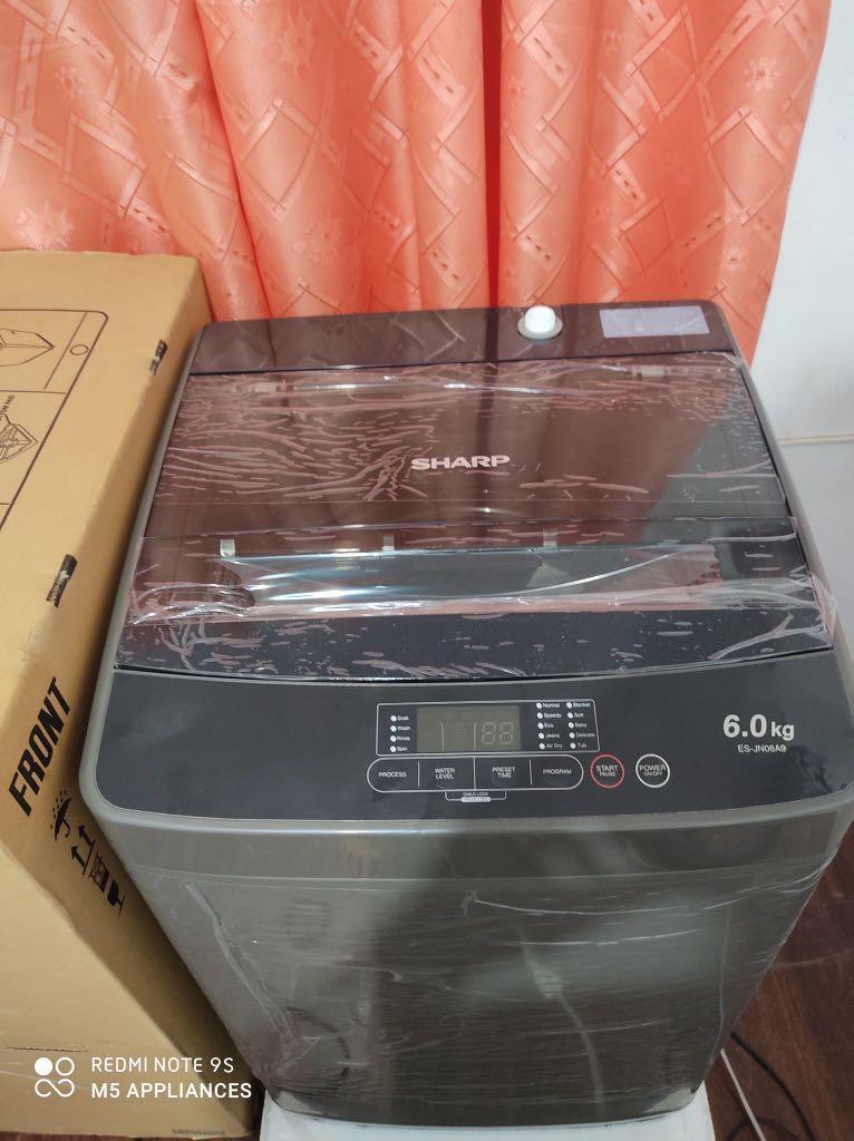 SHARP 6kg Automatic Washing Machine, TV & Home Appliances, Washing ...