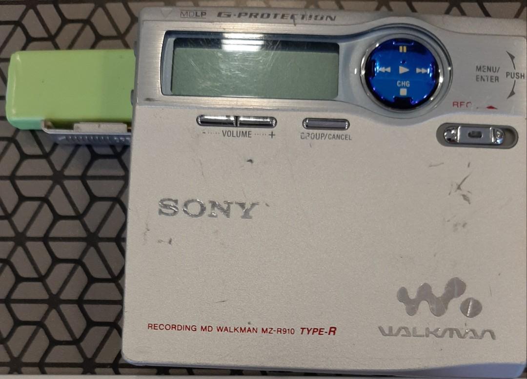 Sony Minidisc (MD) Portable MZ-R910 (play & record), Audio, Portable ...