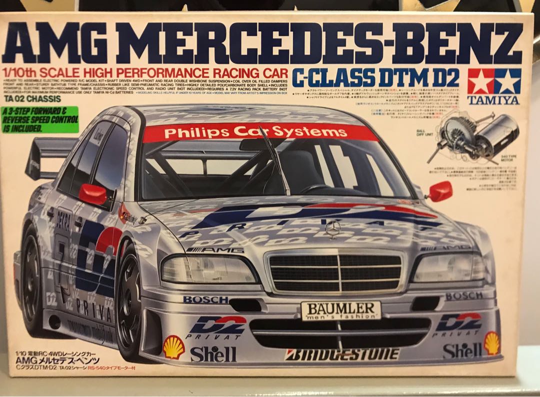 Tamiya AMG Mercedes Benz TA02 Chassis, Hobbies & Toys, Toys & Games on ...