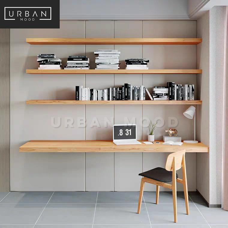 TIMON Scandinavian Floating Study Table, Furniture & Home Living ...