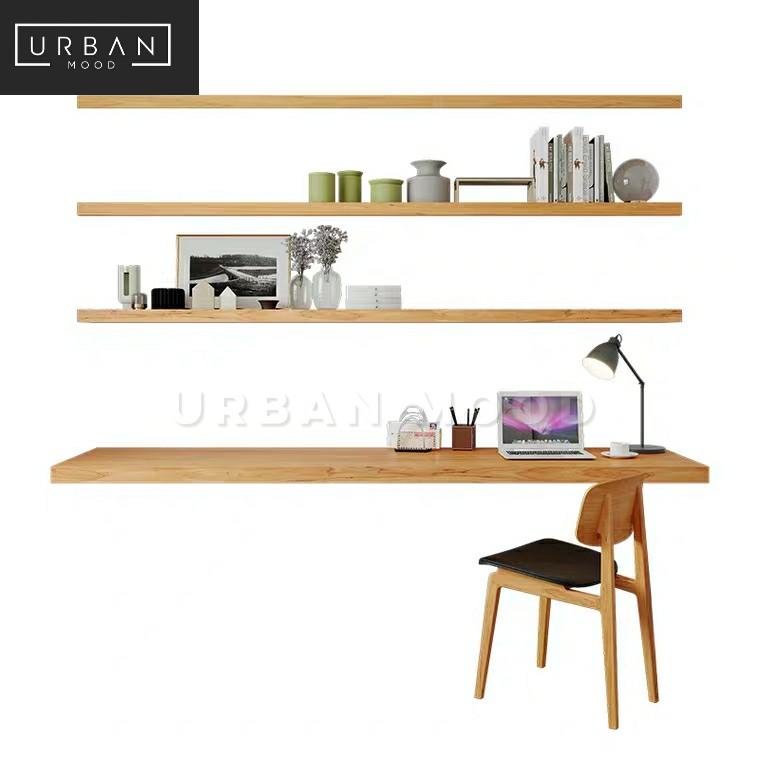 TIMON Scandinavian Floating Study Table, Furniture & Home Living ...