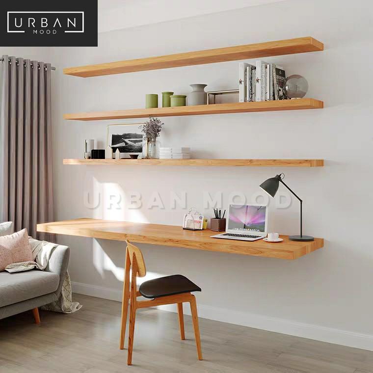 TIMON Scandinavian Floating Study Table, Furniture & Home Living ...